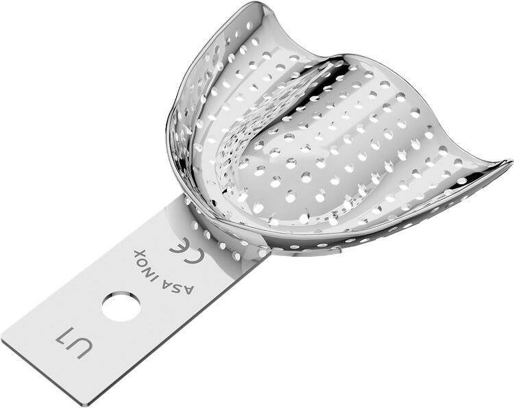 Jäljennöslusikka XXS perforoitu yläleuka hampaaton - Perforoidut ...