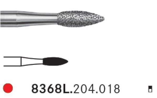 Timantti 8368L/018W liekki - Viimeistelytimantit - Hammasväline Oy