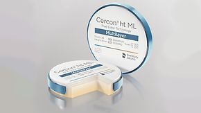 Cercon HT ML B2 DISC 98x18mm - Jyrsittävät kiekot - Hammasväline Oy